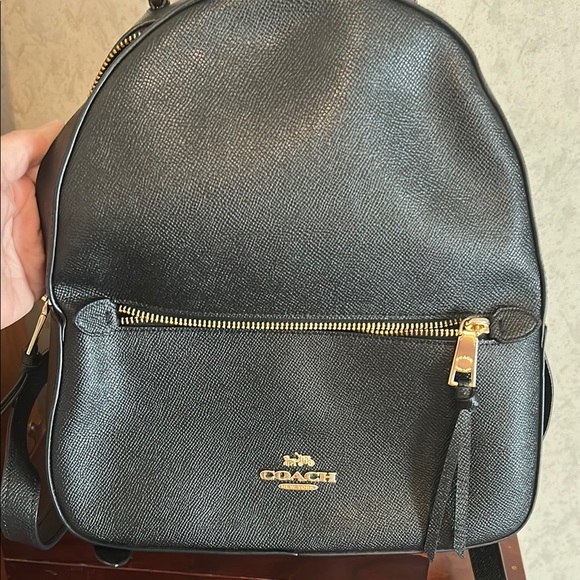 Coach | Bags | Coach Black Backpack With Gold Accents | Poshmark